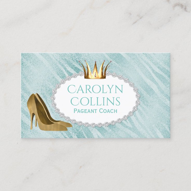 Pageant Coach Business Card | Zazzle