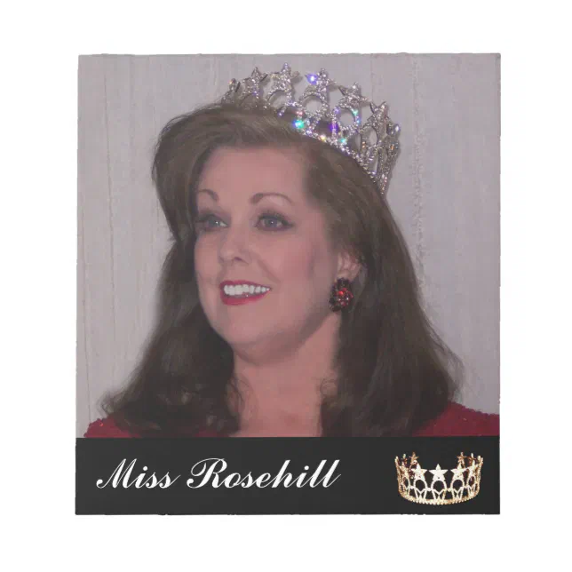 Pageant Crown Autograph Pad | Zazzle
