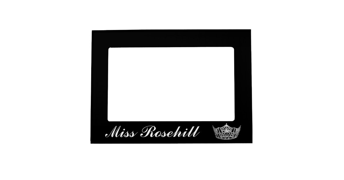 Pageant Crown Magnet Picture Frame | Zazzle