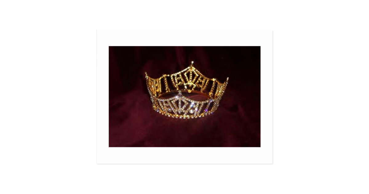 Pageant Crown Postcard | Zazzle.com
