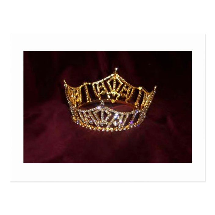 Pageant Crown Postcard | Zazzle.com