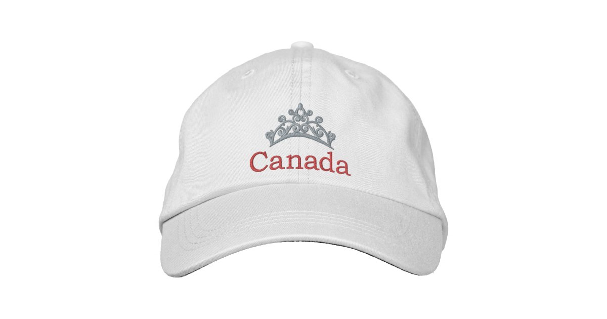 Pageant Custom Embroidered Baseball Cap CANADA | Zazzle
