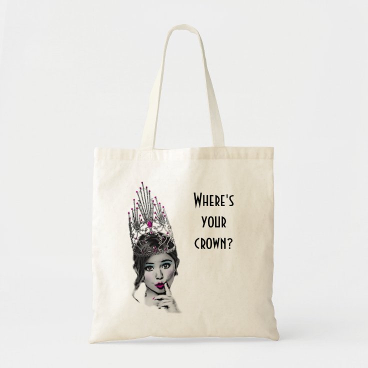 Pageant girl tote bag | Zazzle