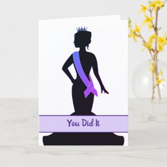 Pageant Greeting Card-Congratulations Card | Zazzle