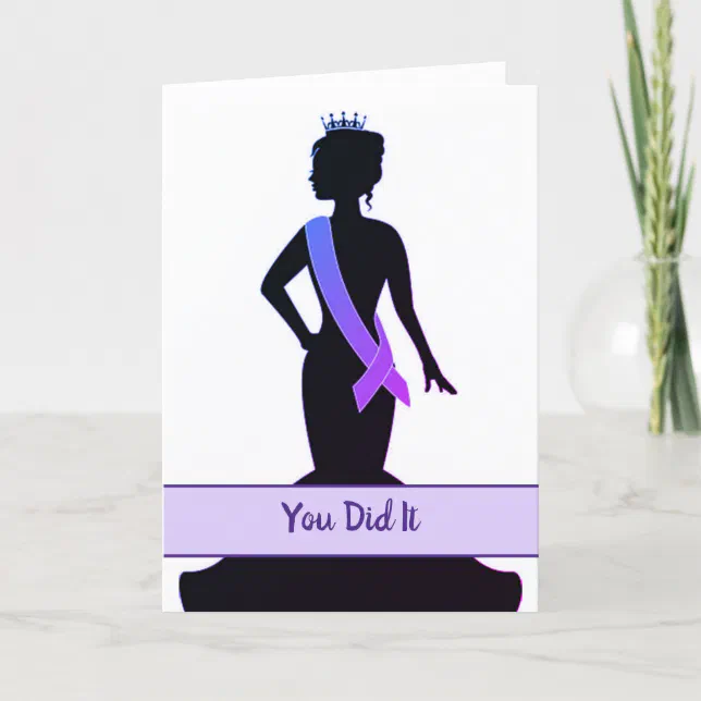 Pageant Greeting Card-Congratulations Card | Zazzle