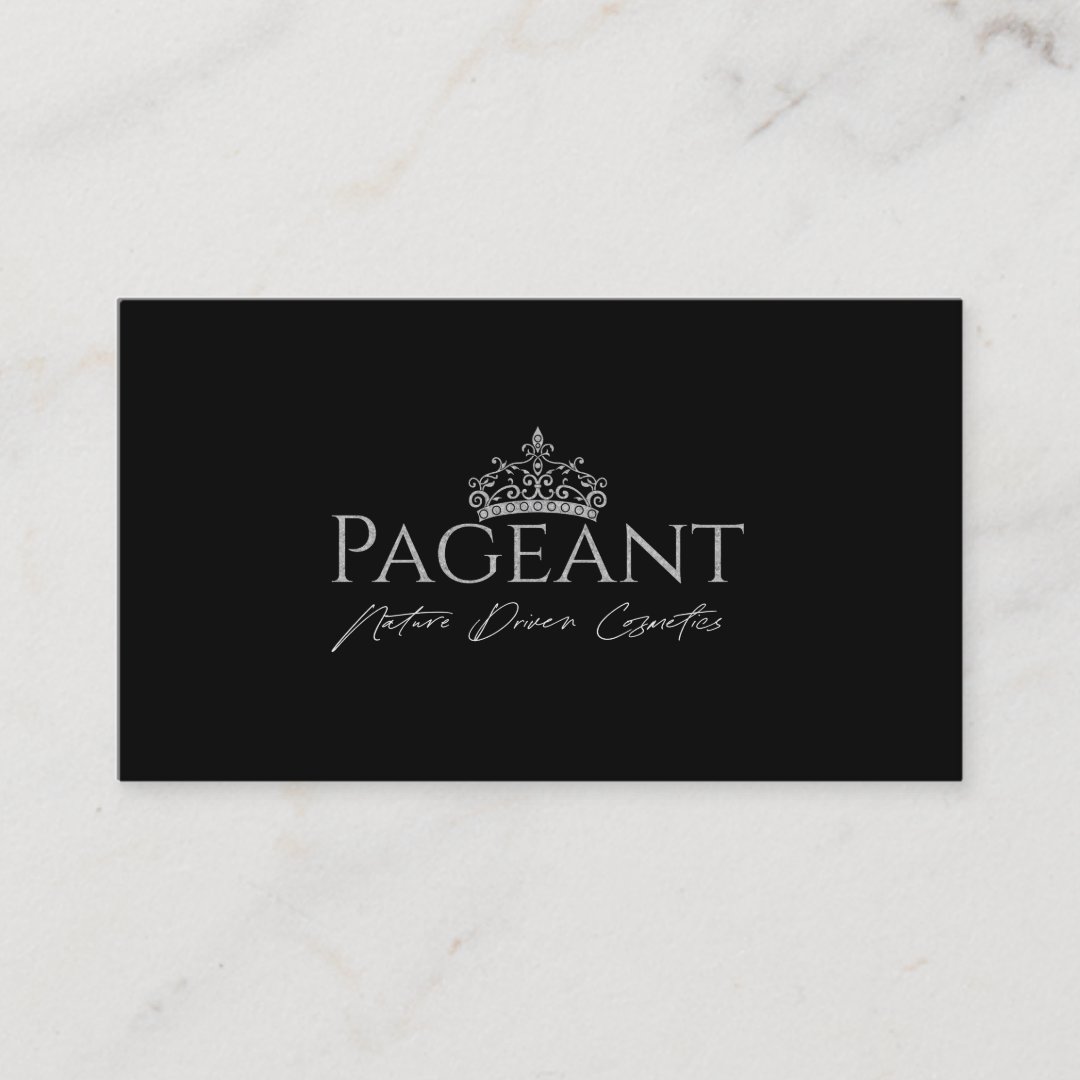 Pageant Logo VP card | Zazzle