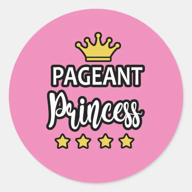 Pageant Princess Stickers | Zazzle
