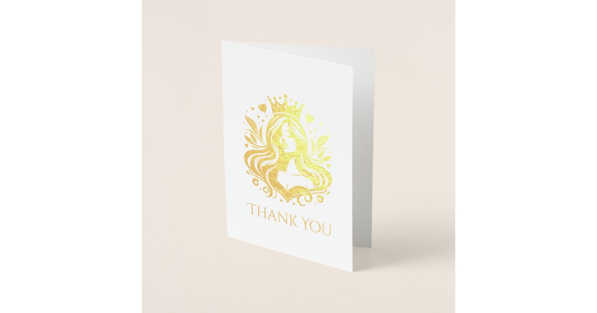 Pageant Queen Thank You Card | Zazzle