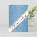 Pageant Sash Banner Glitter Invitation | Zazzle