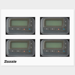 Pager Rectangular Stickers | Zazzle
