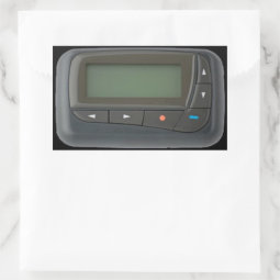 Pager Rectangular Stickers | Zazzle