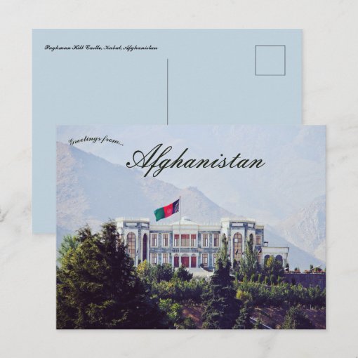 Paghman Hill Castle Kabul Afghanistan Postcard | Zazzle
