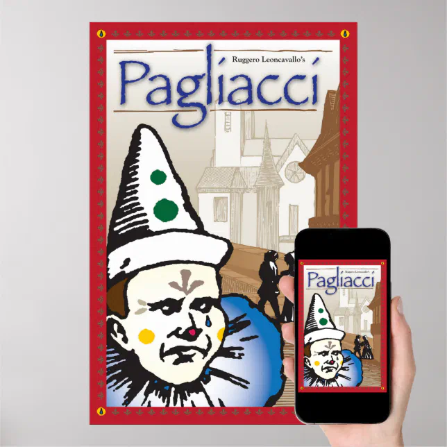 Pagliacci, Opera Poster | Zazzle