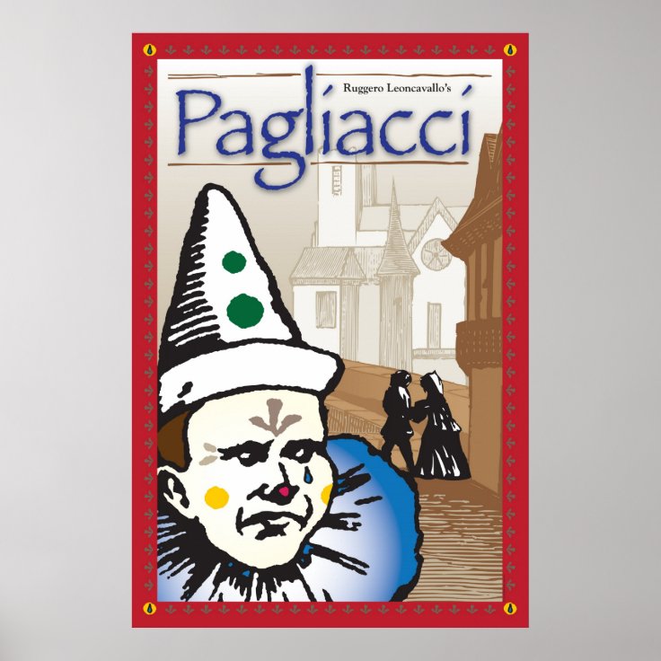 Pagliacci, Opera Poster | Zazzle