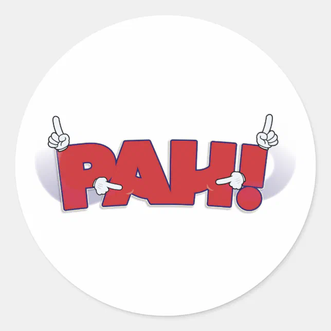 PAH! (American Sign Language) sticker | Zazzle