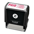 Paid Cash Credit Card Check Business Invoice Self-inking Stamp | Zazzle