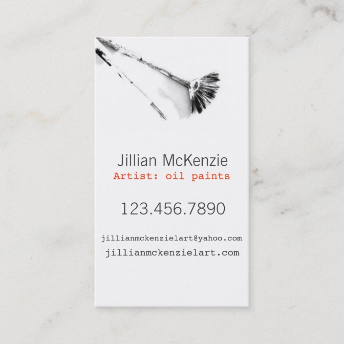 Paint Art Business Card | Zazzle.com