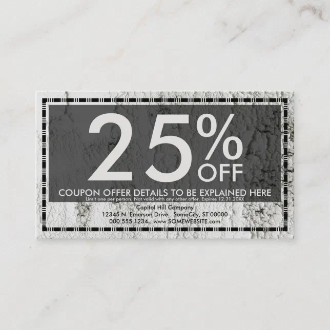 paint chip coupon card | Zazzle