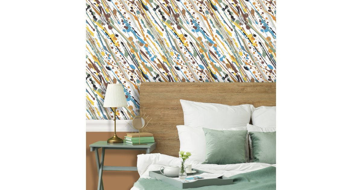 Paint Drizzle Wallpaper | Zazzle