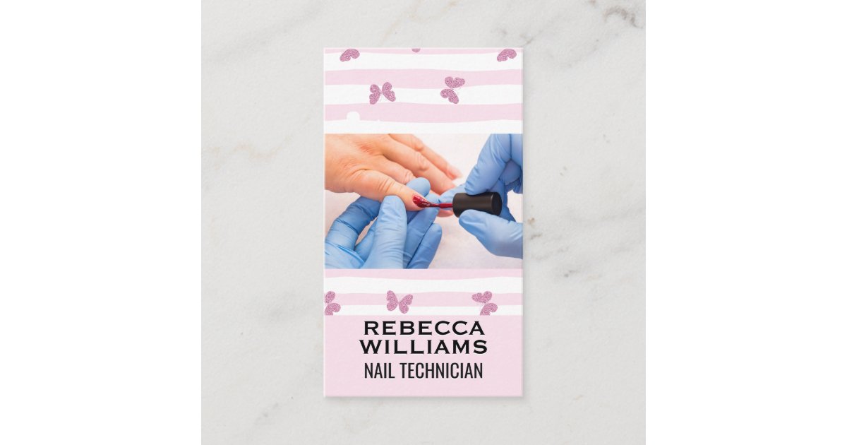 Paint Nails | Manicurist Business Card | Zazzle