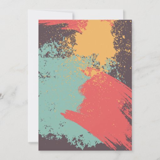 Paint Night Birthday Party Invitation | Zazzle