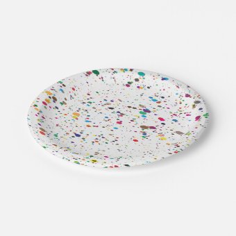 Paint Splatter Party Plates | Zazzle