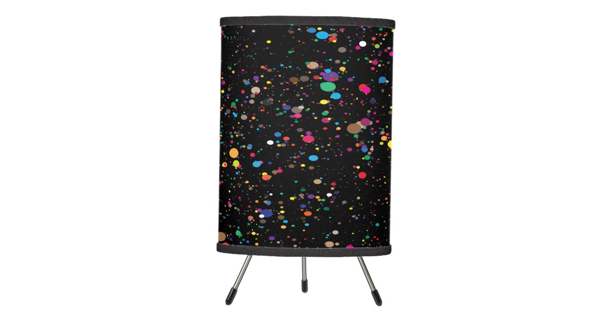 Paint Splatter Table Lamp | Zazzle