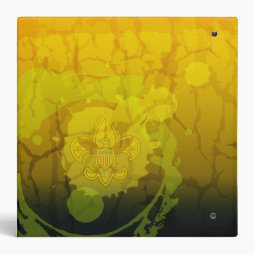 Paint Splattered BSA Binder | Zazzle