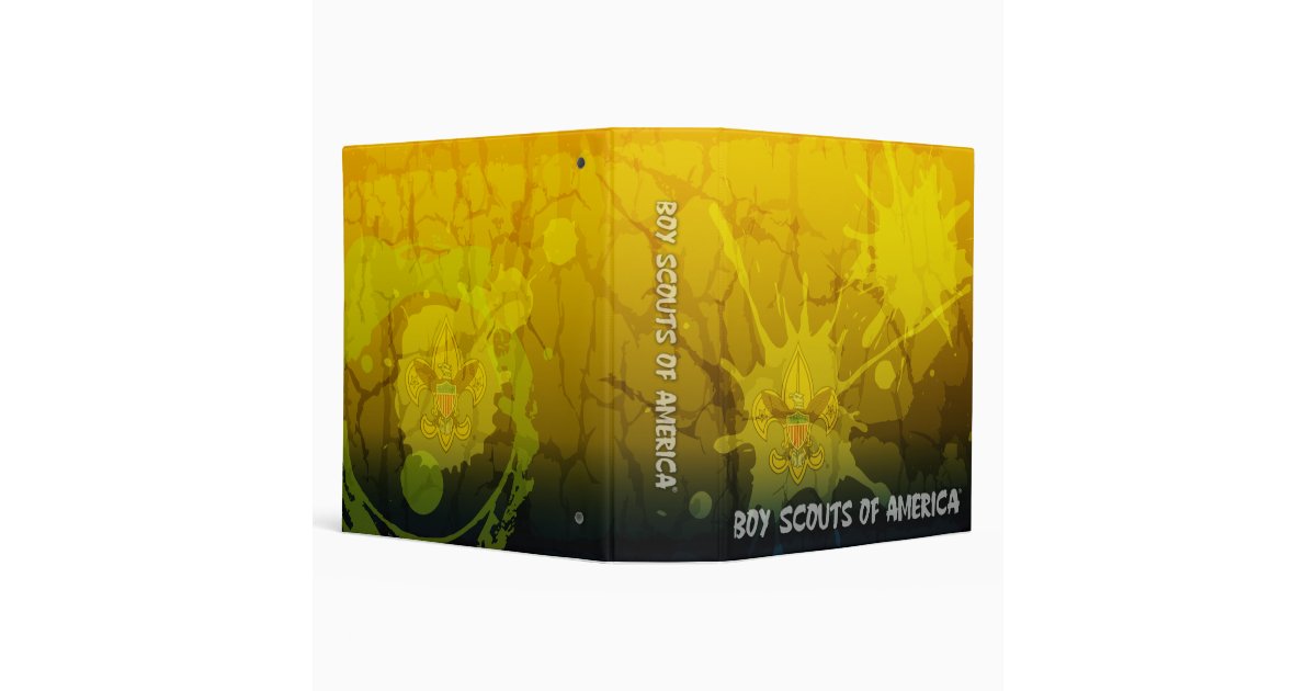 Paint Splattered BSA Binder | Zazzle