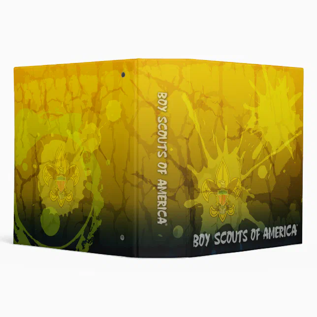 Paint Splattered BSA Binder | Zazzle
