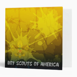 Paint Splattered BSA Binder | Zazzle