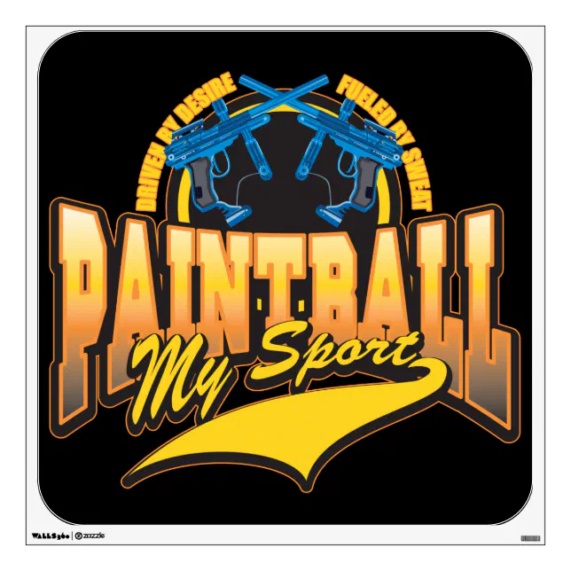 PaintBall My Sport Wall Sticker | Zazzle