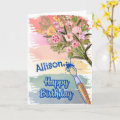 Paintbrush Happy Birthday Card | Zazzle