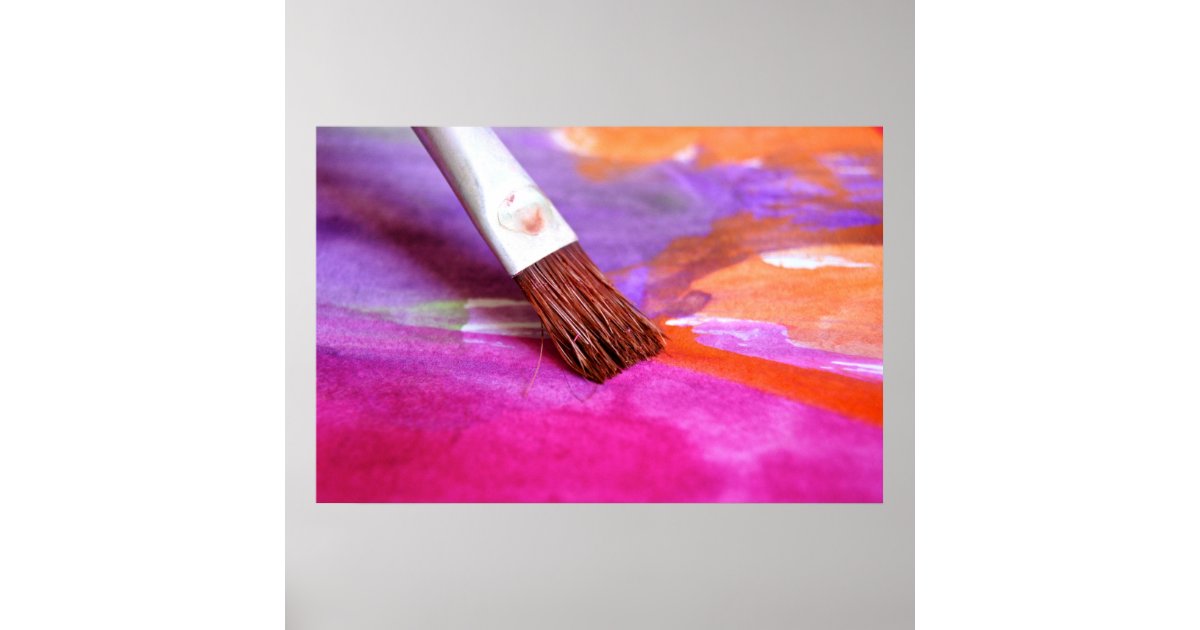 Paintbrush Poster | Zazzle
