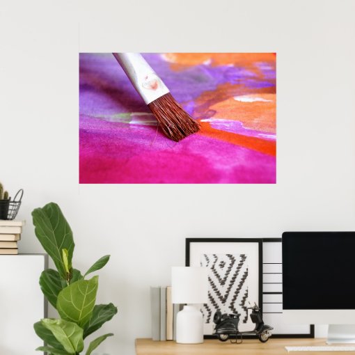 Paintbrush Poster | Zazzle