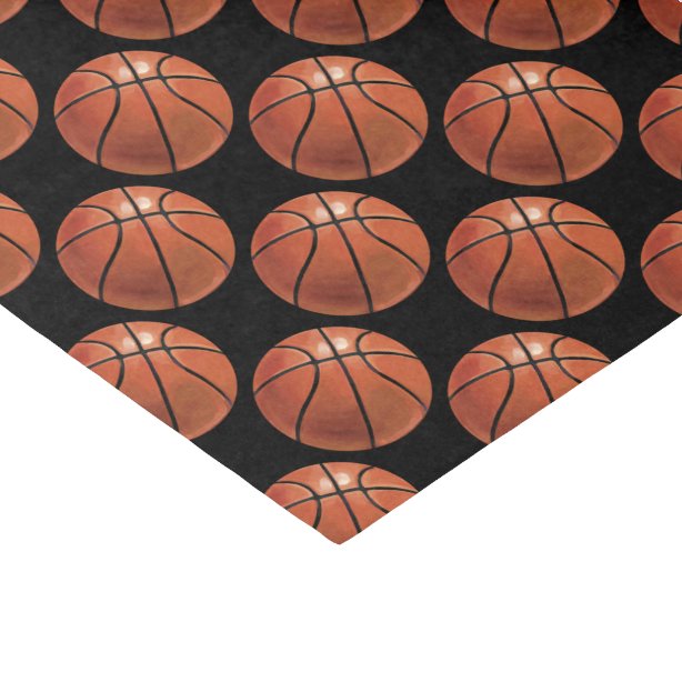 Basketball Craft Tissue Paper | Zazzle