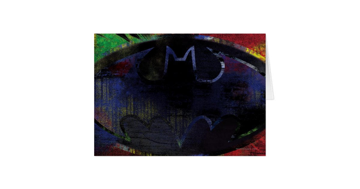 Painted Bat Symbol | Zazzle