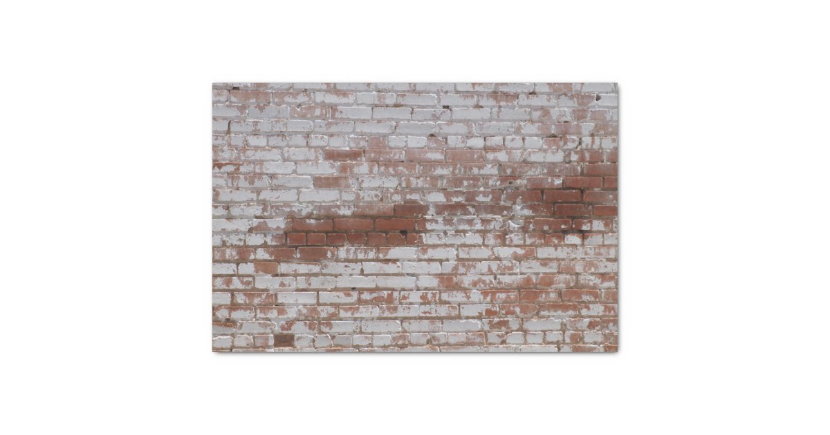 Painted Bricks Tissue Paper | Zazzle