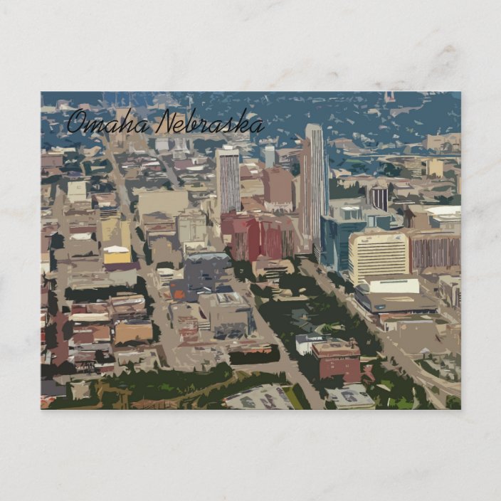 Painted City (Omaha Nebraska) Postcard | Zazzle.com