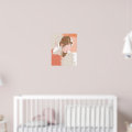 Painted Contour Female Portrait Poster | Zazzle