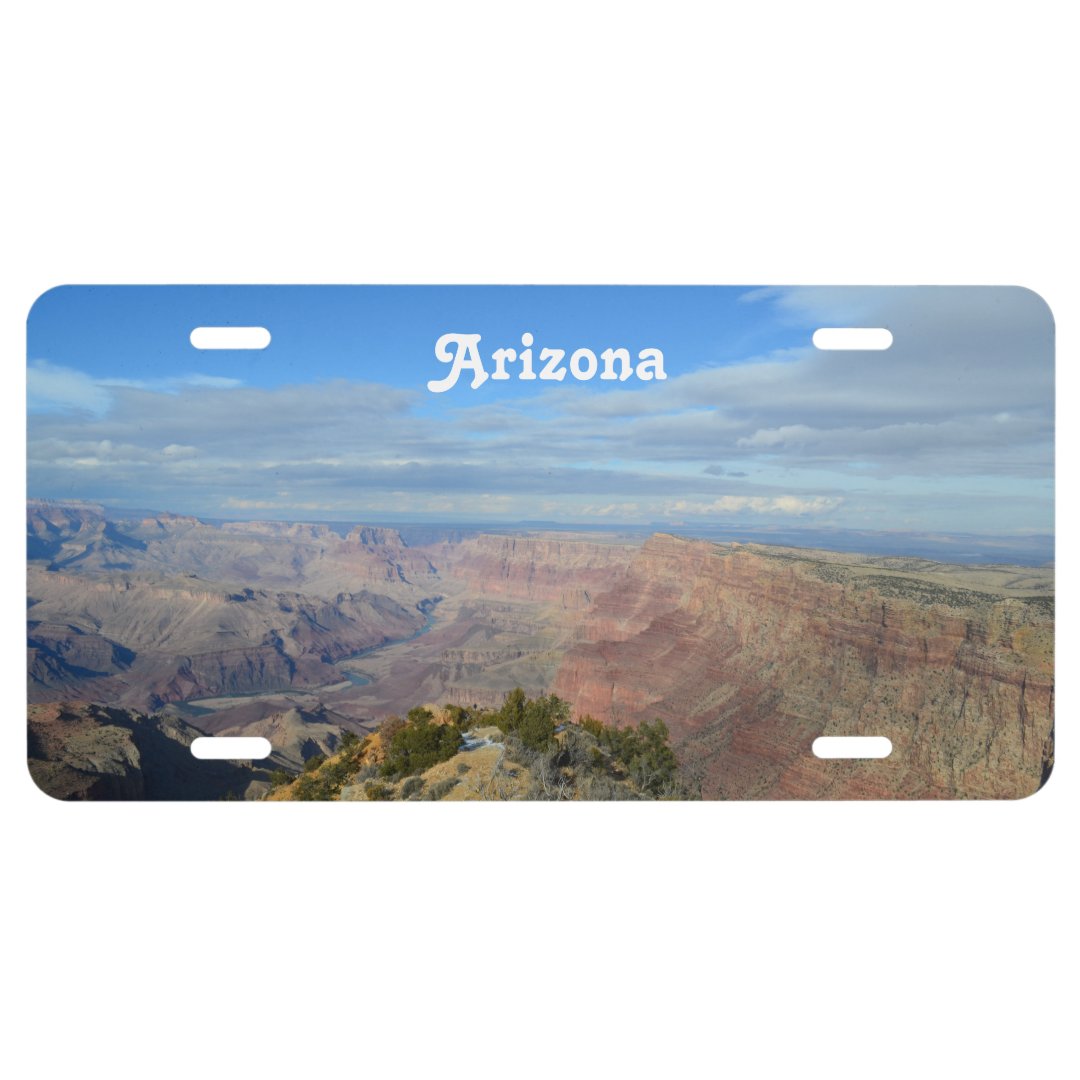 Painted Desert Grand Canyon License Plate | Zazzle