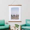 Painted Edges Brush Stroke Frame Custom Photo Hanging Tapestry | Zazzle