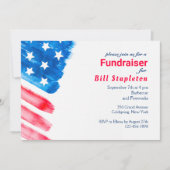 Painted Flag Political Fundraiser Invitation | Zazzle