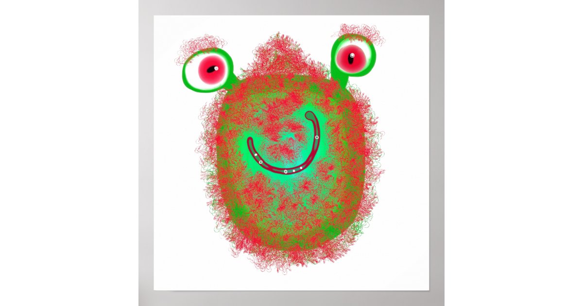 Painted Germ Poster | Zazzle