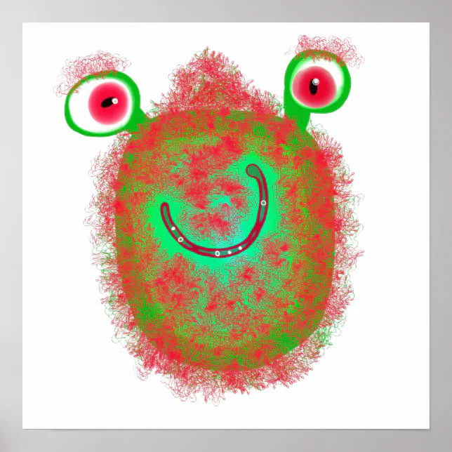 Painted Germ Poster | Zazzle