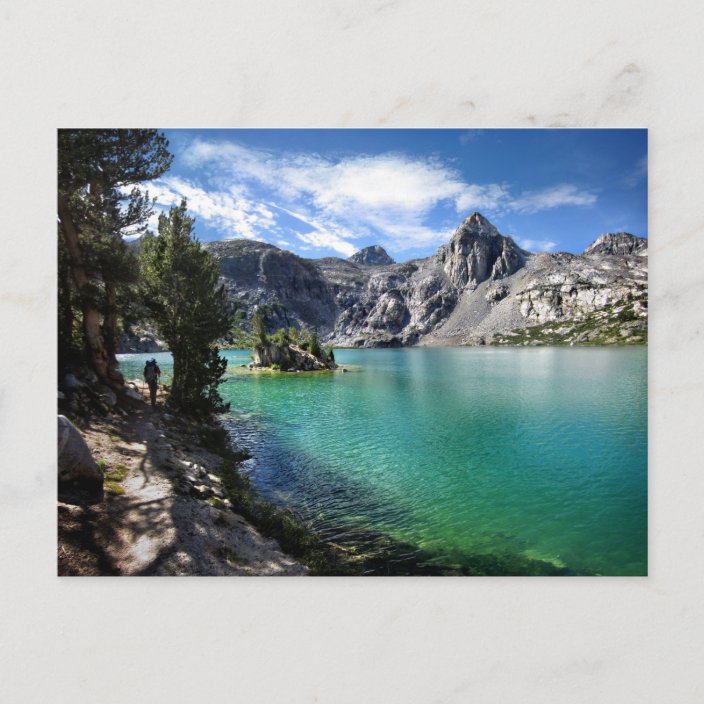 Painted Lady on Upper Rae Lake 2 - John Muir Trail Postcard | Zazzle.com
