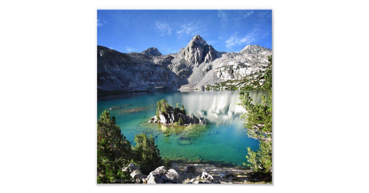 Painted Lady on Upper Rae Lake - John Muir Trail Photo Print | Zazzle