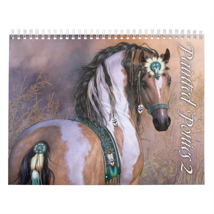Painted Ponies 2 Calendar | Zazzle