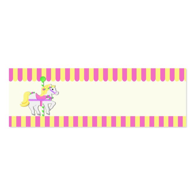 Painted Ponies Gift Tag Business Card Templates
