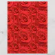 Painted Red Roses Arts & Craft Scrapbook Paper | Zazzle